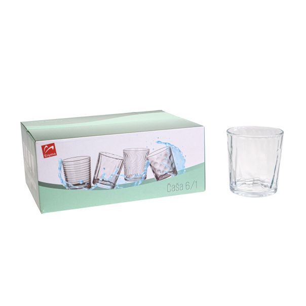 SIGMA Set staklenih čaša 260ml 6/1 GRB256-C