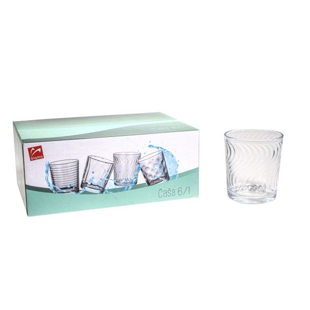 SIGMA Set staklenih čaša 260ml 6/1 GRB256-D