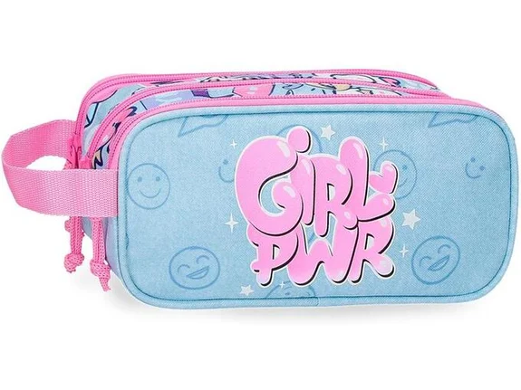 Movom Prazna pernica sa 3 pregrade Girl Power