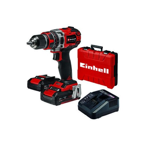 EINHELL Akumatorska udarna bušilica set TP-CD 18/50 Li-i BL 2x2,0 Ah