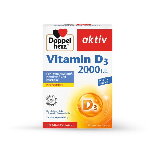DOPPELHERZ, VITAMIN D 2000 I.J. EKSTRA, 45 TABLETA