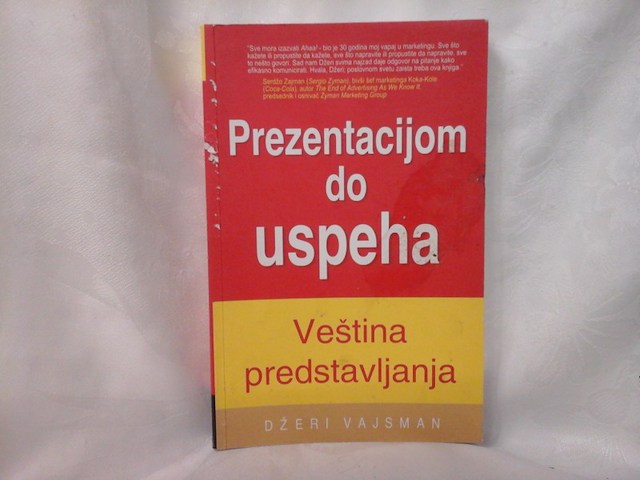 prezentacijom do uspeha veština predstavljanja Džeri