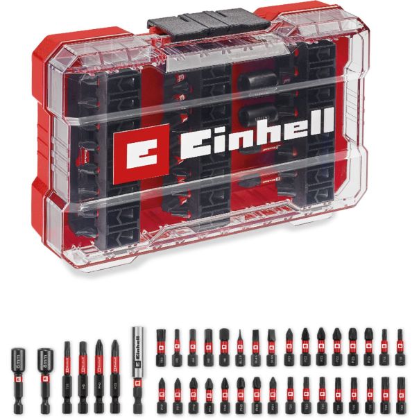 EINHELL Set impaktor nastavaka i nasadnih ključeva E6.3 1/4" M-CASE 39/1