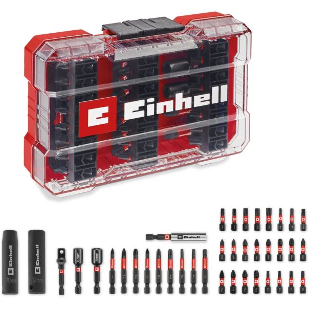 EINHELL Set impaktor nastavaka i nasadnih ključeva E6.3 1/4" M-CASE 39/1