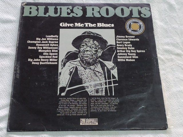 BLUES ROOTS - Give me the blues (2LP, 4-/4-/3+)