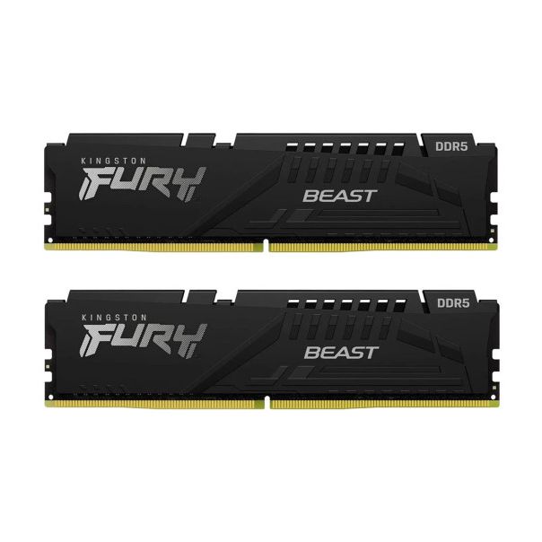 RAM DIMM DDR5 32GB (2x16GB) 6400MT/s Kingston Fury Beast Expo KF564C32BBEK2-32