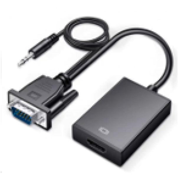 Adapter Stars Solutions VGA na HDMI crni