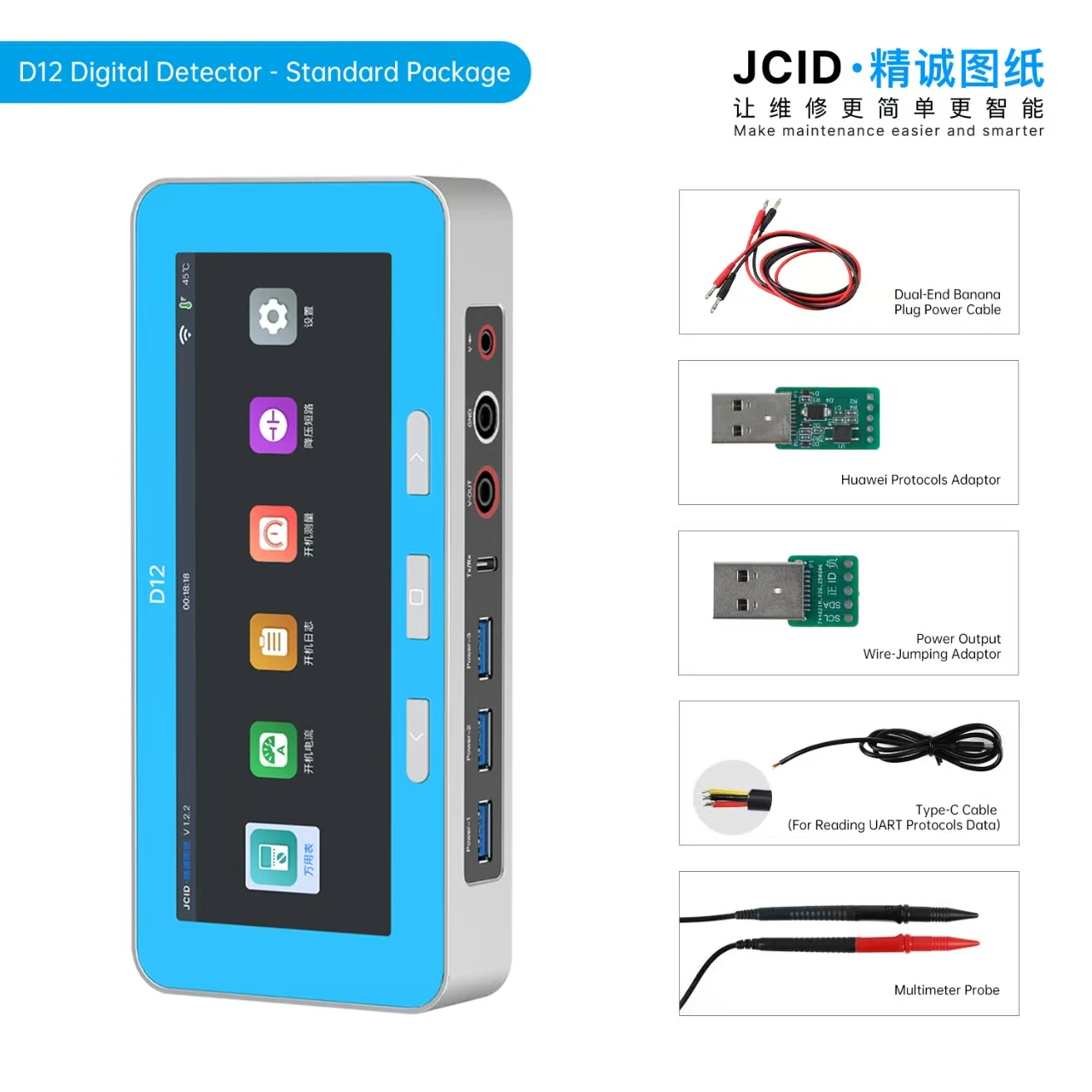 Digitalni multimetar JCID JC D12