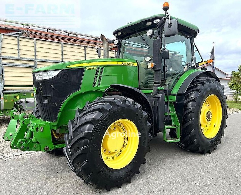 John Deere 7260 r mit einer guten ausstattung traktor točkaš