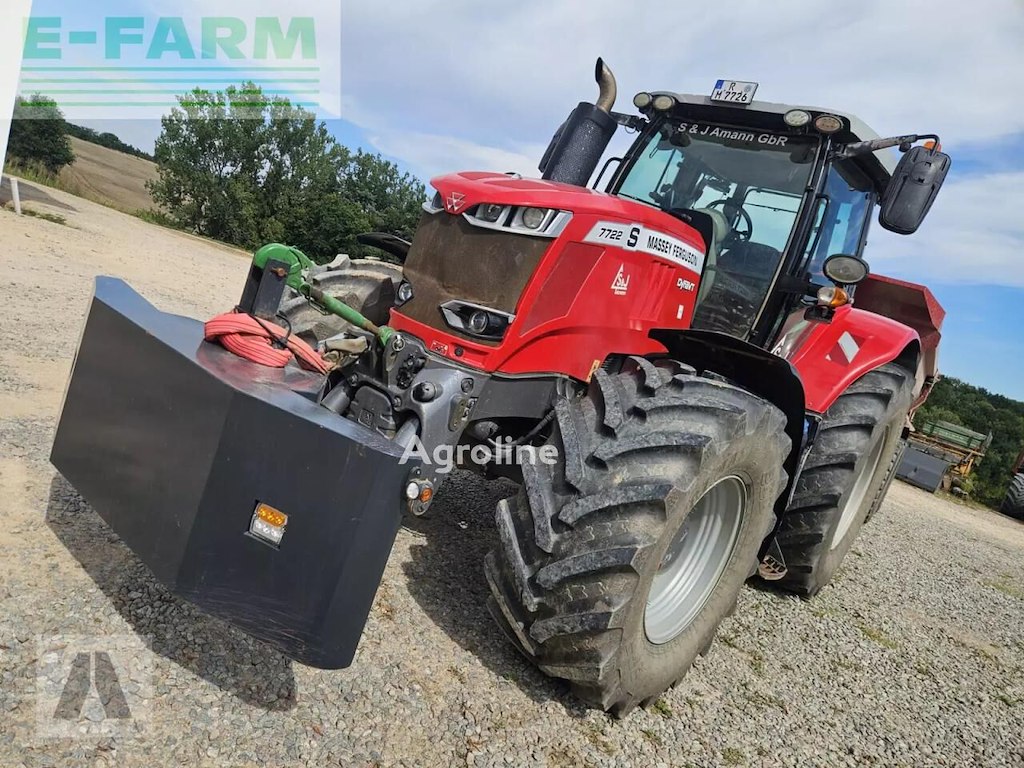 Massey Ferguson 7722 s traktor točkaš