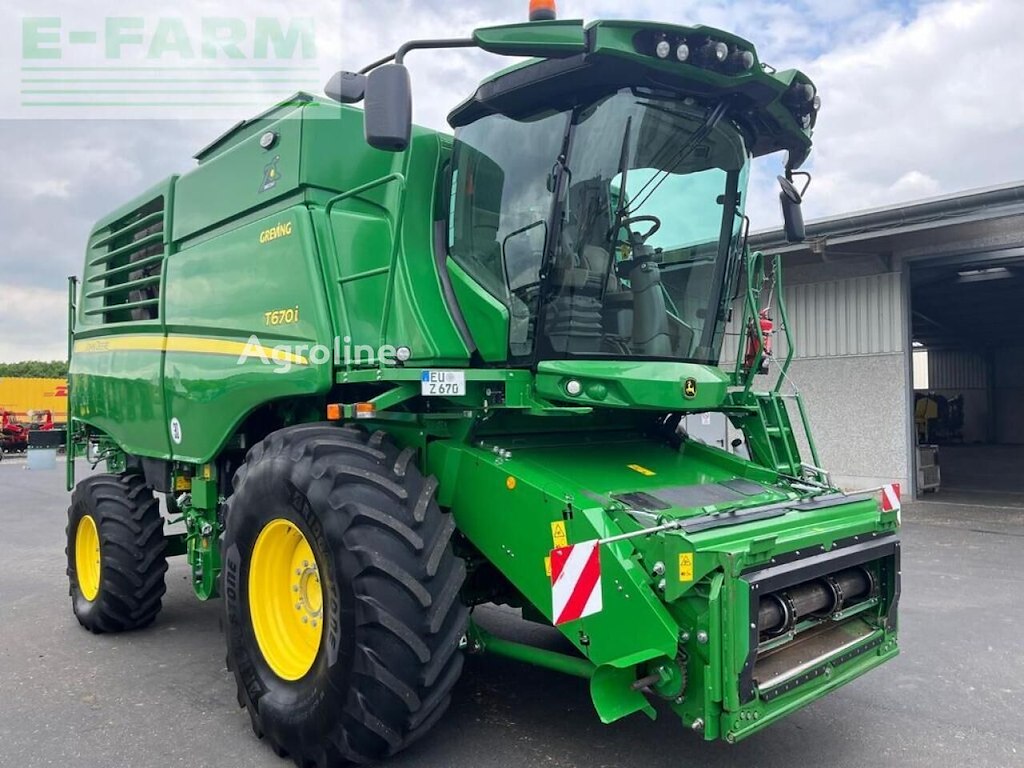John Deere t670i prodrive inkl. zürn 730 premium flo kombajn za žito