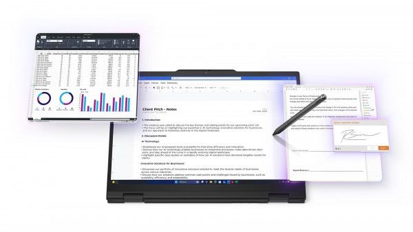 ThinkPad T14s 2-in-1 G1 Core Ultra 7 255U (12C (2P+8E+2LPE)/14T, up to 5.2GHz, 12MB), 32GB (int) DDR5, SSD 512GB, 14'' WU ( 21R3002ACX )
