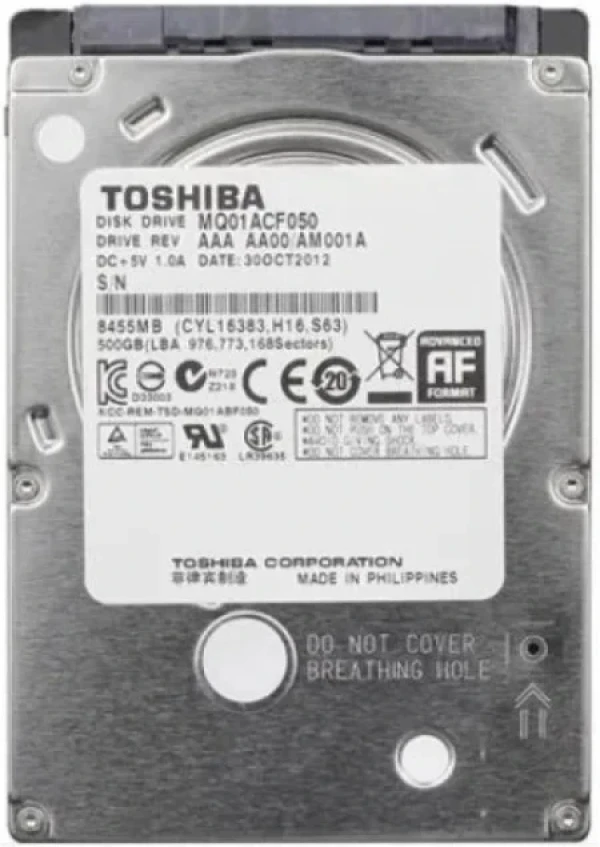 Hard disk 2.5 SATA 500GB Toshiba MQ01ACF050-bulk