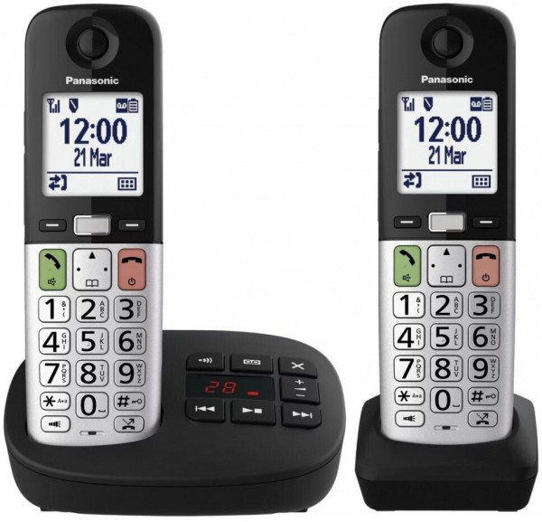 Telefoni Fiksni bezicni PANASONIC KX-TGU432EXB - 2 Slusalice