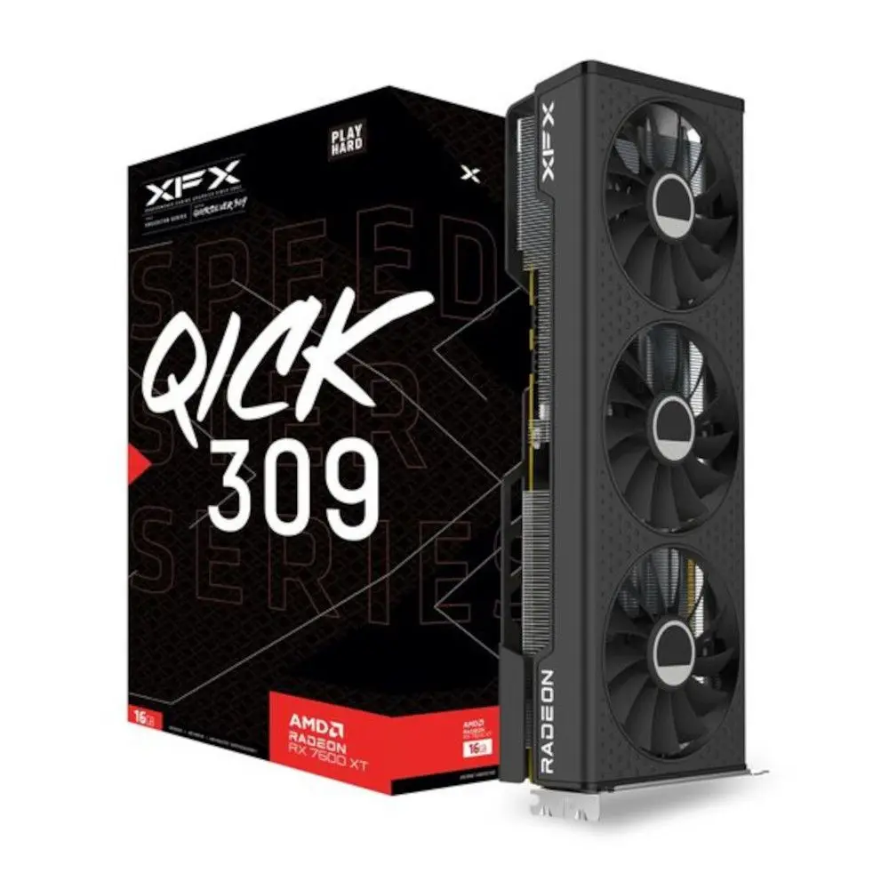 XFX SPEEDSTER Qick 309 Radeon RX 7600XT 16GB GDDR6 128-bit RX-76TQICKBP Grafička karta