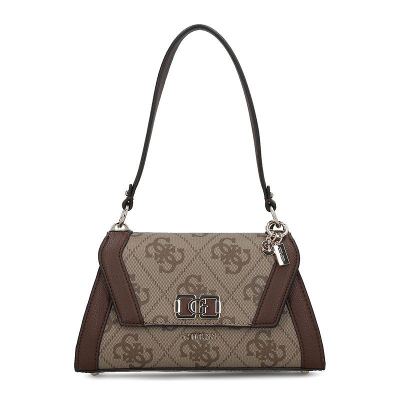 Ženska torba Guess Karnilla logo flap shldr bag