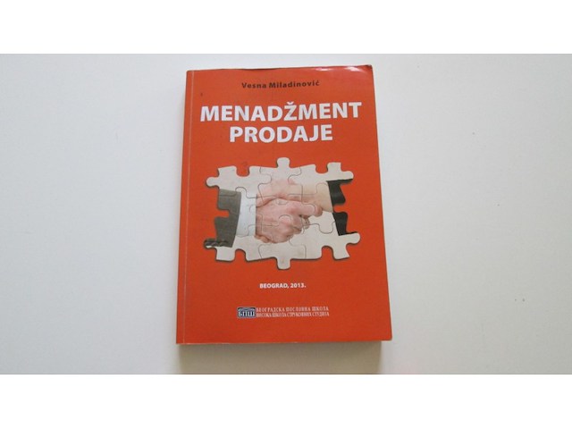 Menadzment prodaje, Vesna Miladinovic