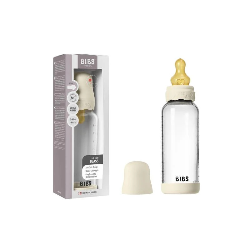 Bibs staklena flašica 240 ml Ivory