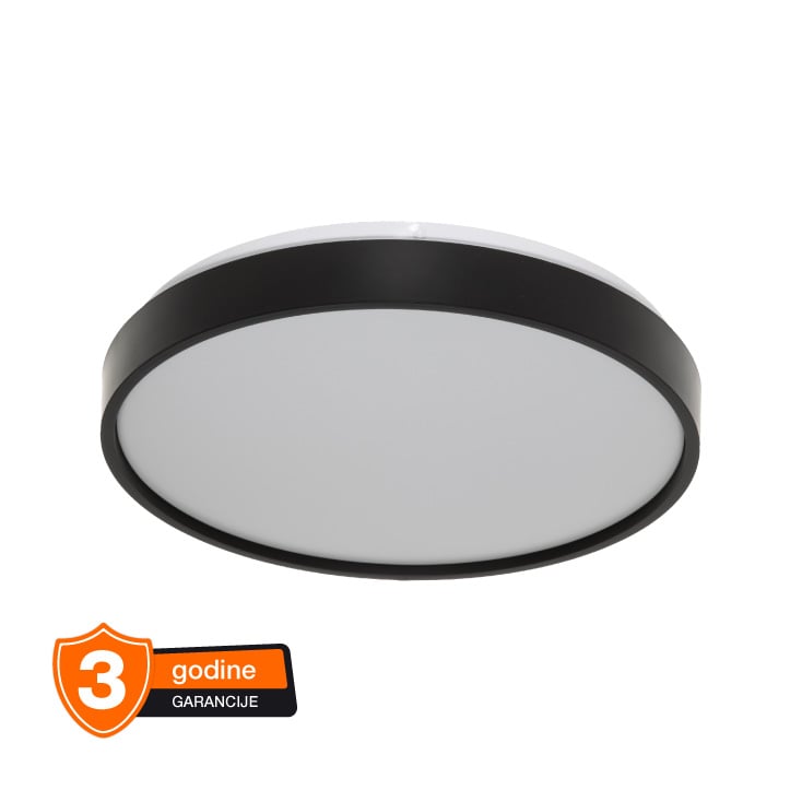 OSRAM LED Plafonjera 18W 4000K Crna – SKU 4099854650789E