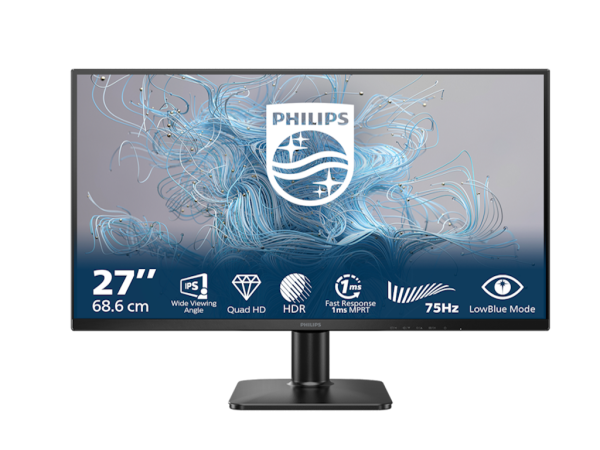 Philips Monitor PHILIPS 27E2N1500L00 27''IPS2560x144075Hz4ms GtGHDMI,DPAdaptive syncVESAcrna