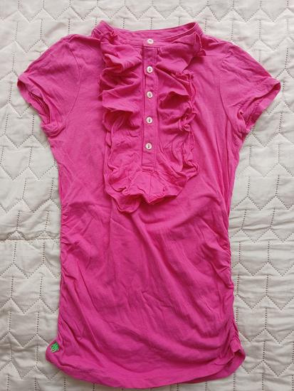 Polo Ralph Lauren roze majica sa karnerima,134-140