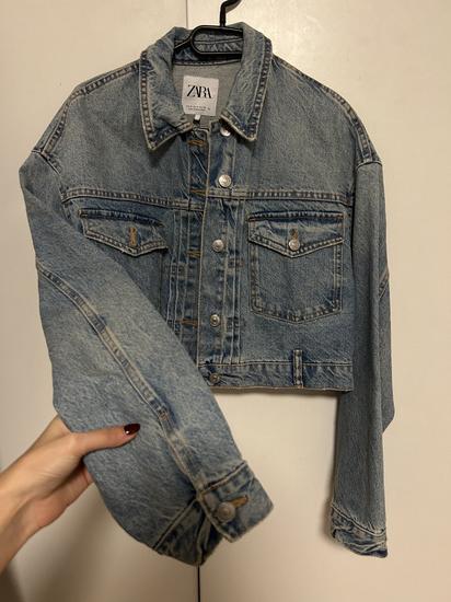 Zara cropp denim jaknica NOVA SA ETIKETOM!