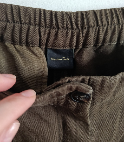 Massimo dutti 100% pamuk pantalone siroke nogavice