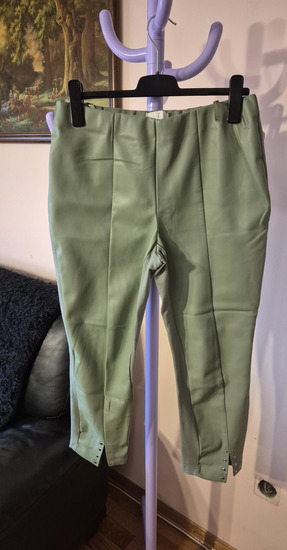 Dizajnerske kozne pantalone novo L/XL