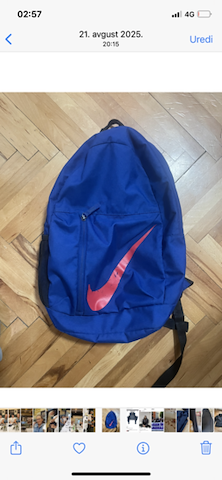 Nike original plavi ranac