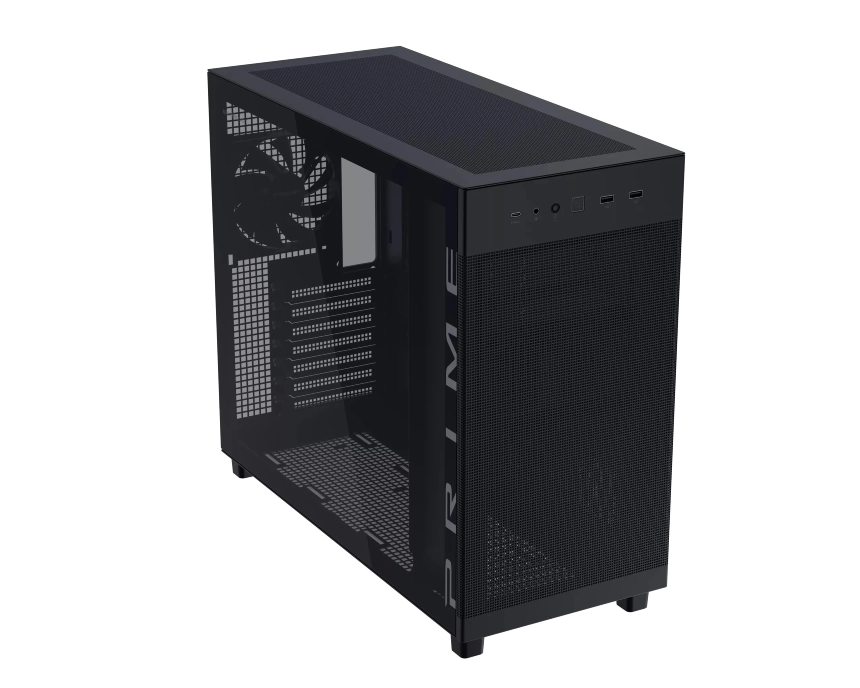 ASUS PRIME AP303 TG BLACK micro-ATX kućište crno