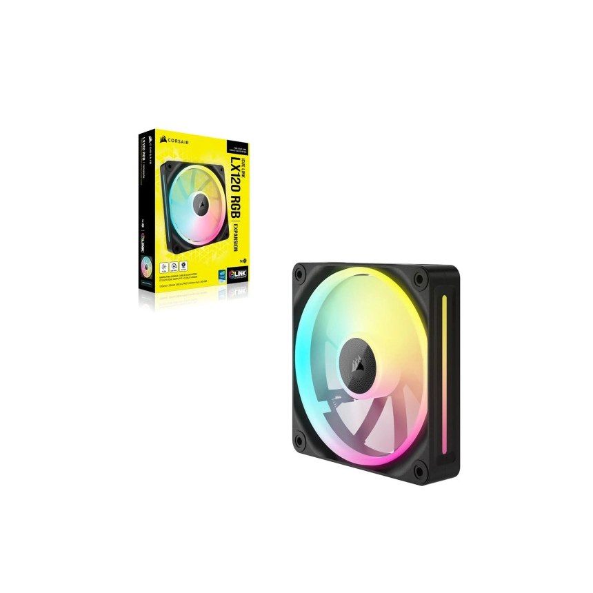 Ventilator Corsair iCUE LINK LX120-R RGB 120mm PWM Reverse Fan, CO-9051049-WW