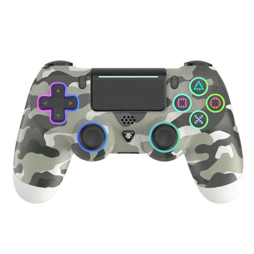 PlayPro 4 Wireless Controller Grey Camo - PS4/PS3/PC/Android/IOS/SD