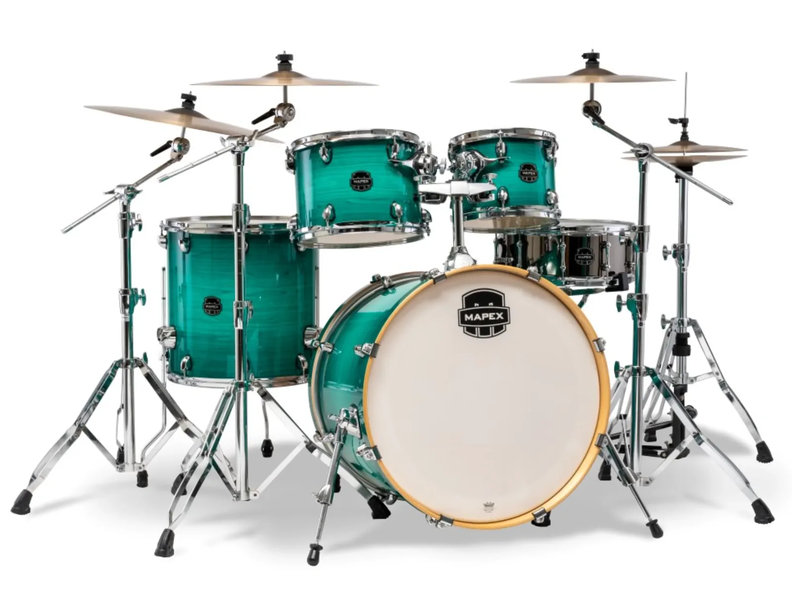 Mapex AR529SVJO Armory Maple/Birch 5-Piece Rock Shell Pack Jade Stone Burst