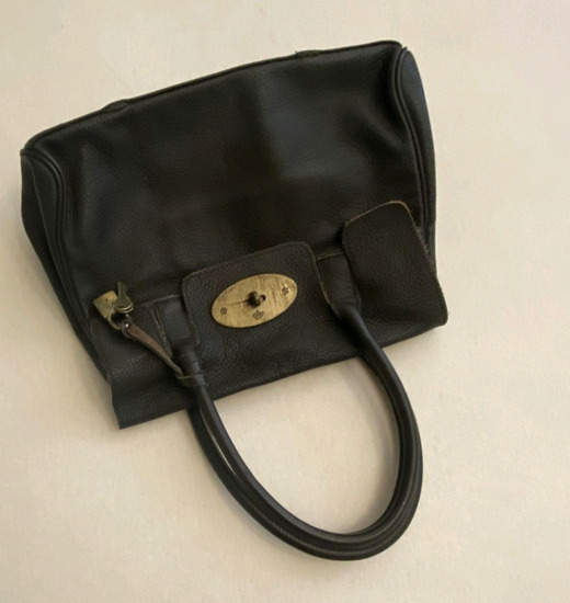 Prelepa Kozna Vintage Original Mulberry Torba