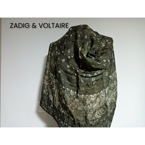 ZADIG & VOLTAIRE maslinasta esarpa velka