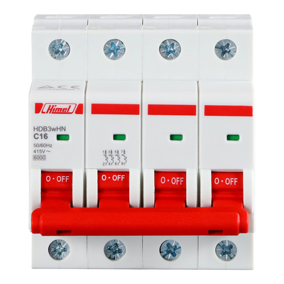 Automatski osigurač sa signal. C 4P 6kA 20A HDB3wH Himel