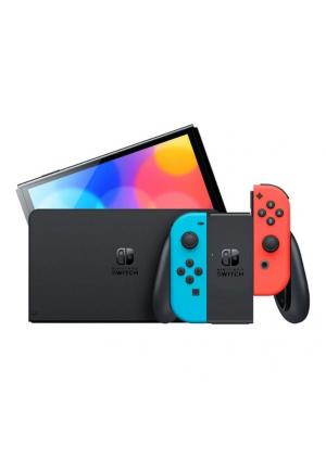NINTENDO SWITCH CONSOLE (OLED MODEL)BLUE AND RED