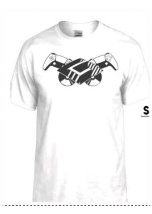 GURU CONTROLLER T-SHIRT WHITE- BLACK