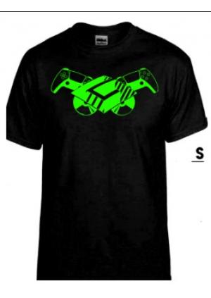 GURU CONTROLLER T-SHIRT BLACK-GREEN