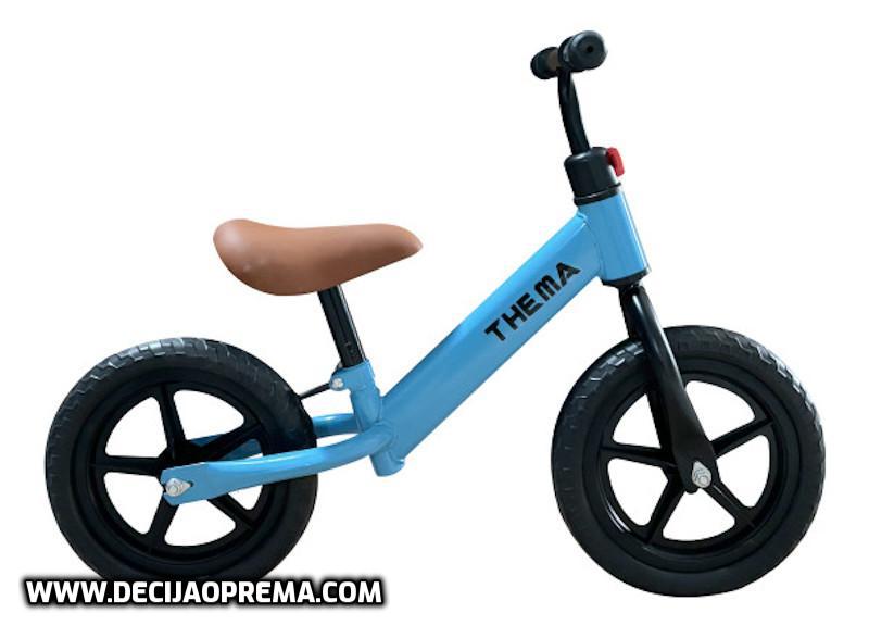Balance Bike Thema Plavi