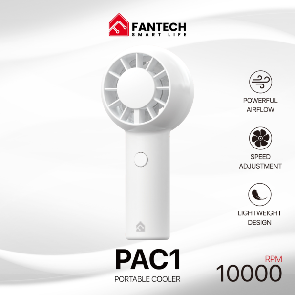 Ručni ventilator Fantech PAC1 beli