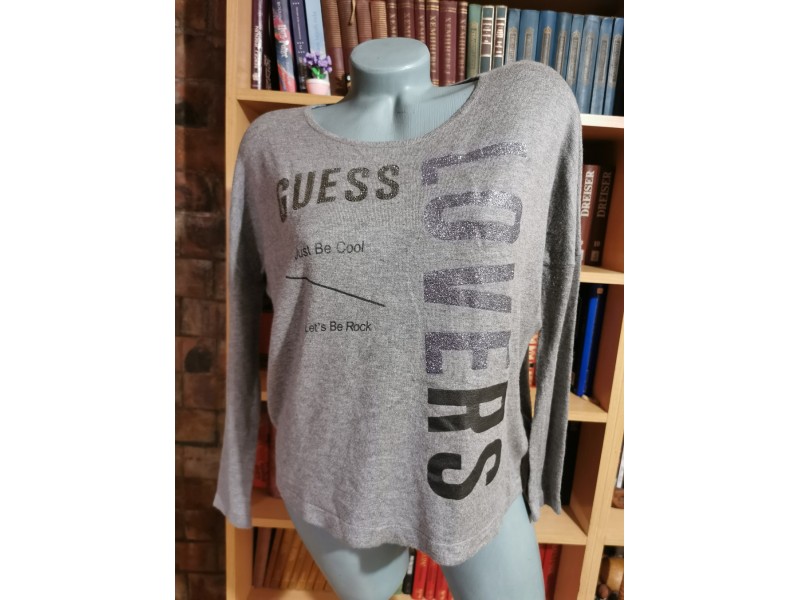 10. GUESS PRELEPA OVERSIZE BLUZA vel S,M