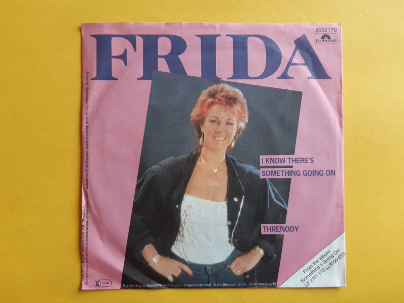 FRIDA - I KNOW THERES SOMETHING GOING ON ***** 1982