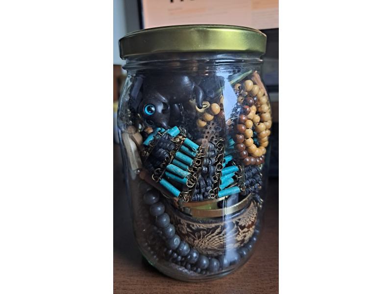 Mystery Jewelry Jar nakit u tegli lot
