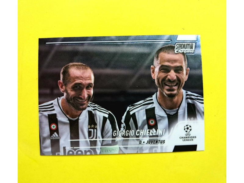 Chiellini & Bonucci Topps Stadium CHROME