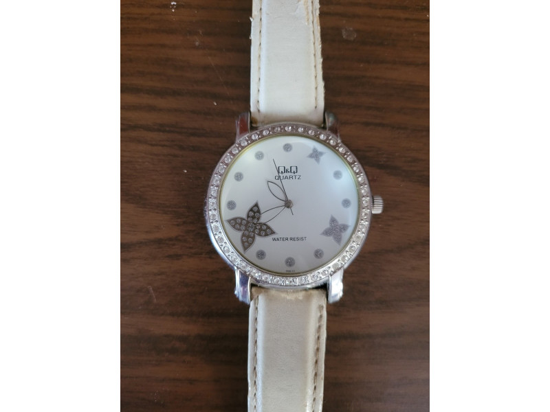 Q&Q ženski ručni sat sa cirkonima