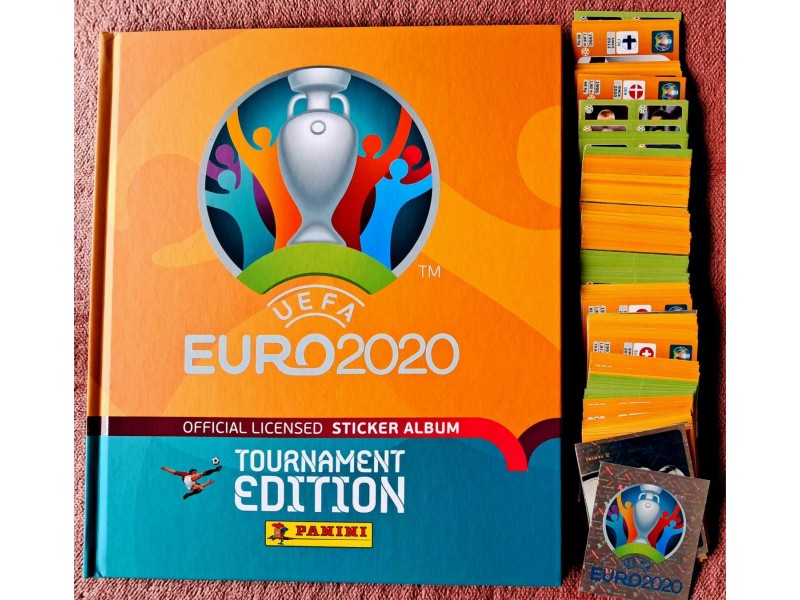 EURO 2020 Panini Tvrdokoričeni album plus set sličica