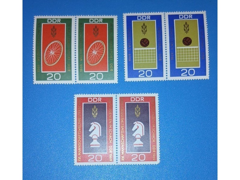 Nemačka DDR serija dvojci 1969 MNH **