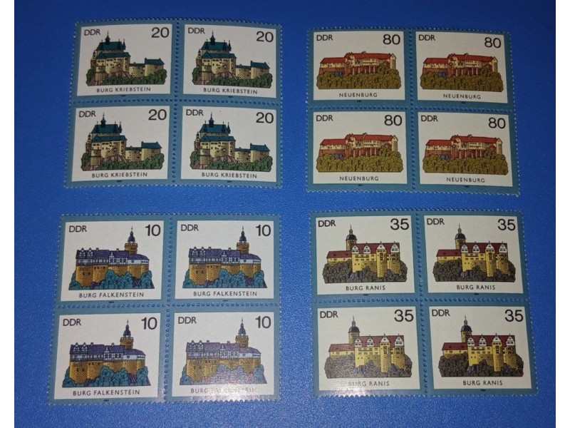 Nemačka DDR serija četverci 1984 MNH **