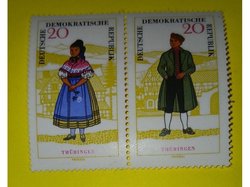Nemačka DDR marke dvojac 1964 MNH **